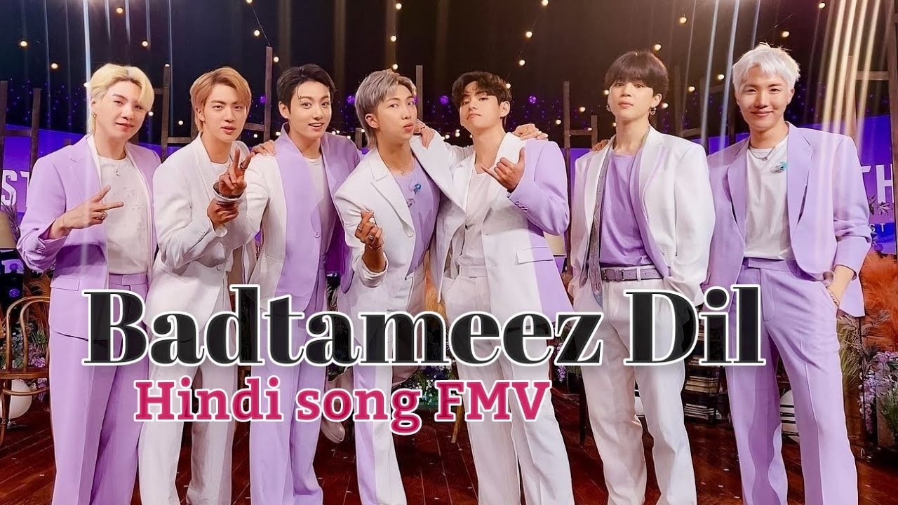 Badtameez Dil 💗 BTS fmv || hindi song edit 🥀 ️#bts #btsedits #trending ...