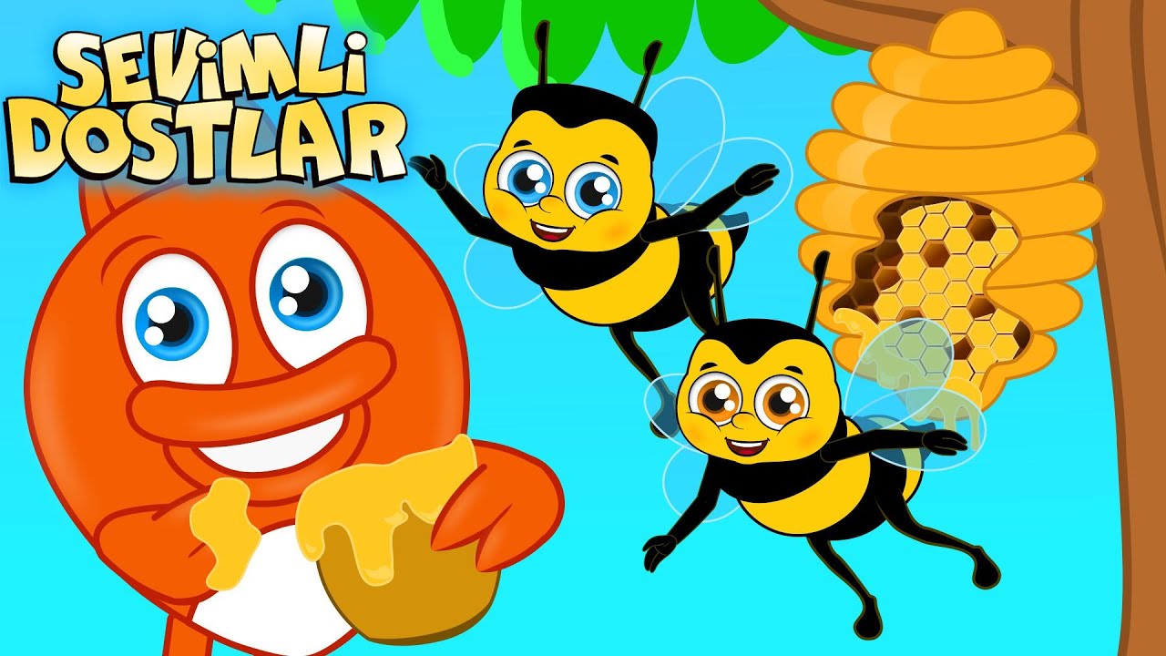 Vız Vız Arılar Bal Yapıyor 🍯🐝(YENİ) | Bebek Şarkıları 2023 | Çocuk ...
