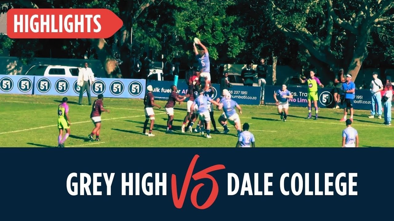 Rugby - Grey High School vs Dale College - 26 April 2025 - YouTube