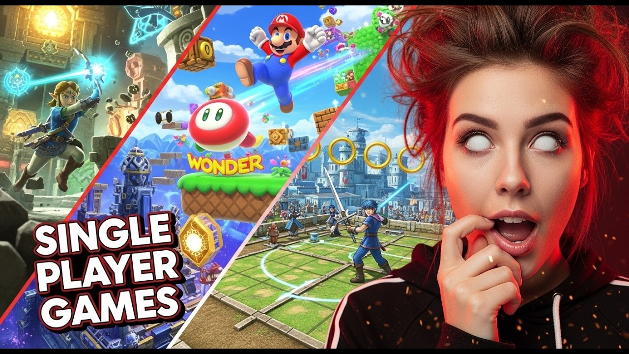 15 Single Player Games For Nintendo Switch 2025 Offline - YouTube