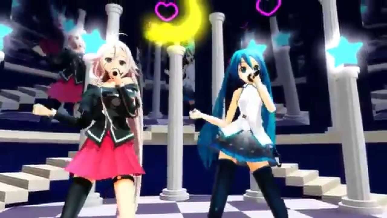MMD Miku & IA Twinkle Twinkle トゥインクル×トゥインクル - YouTube