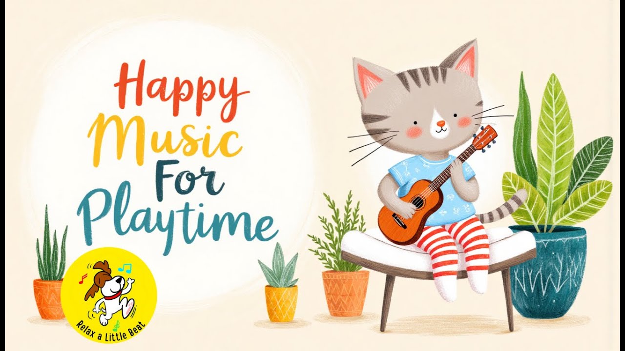 Happy Music for Playtime, Great for Babies & Toddlers | 1 Hour Happy ...