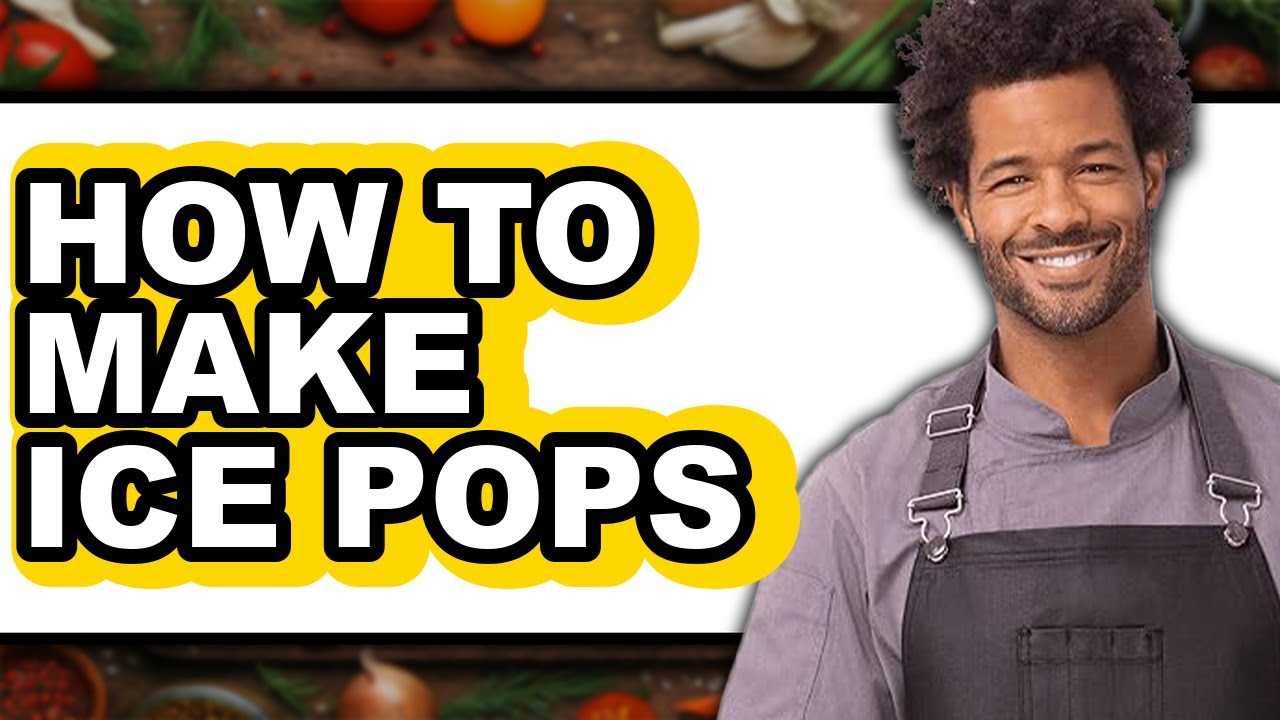 How To Make Ice Pops - Step By Step - YouTube