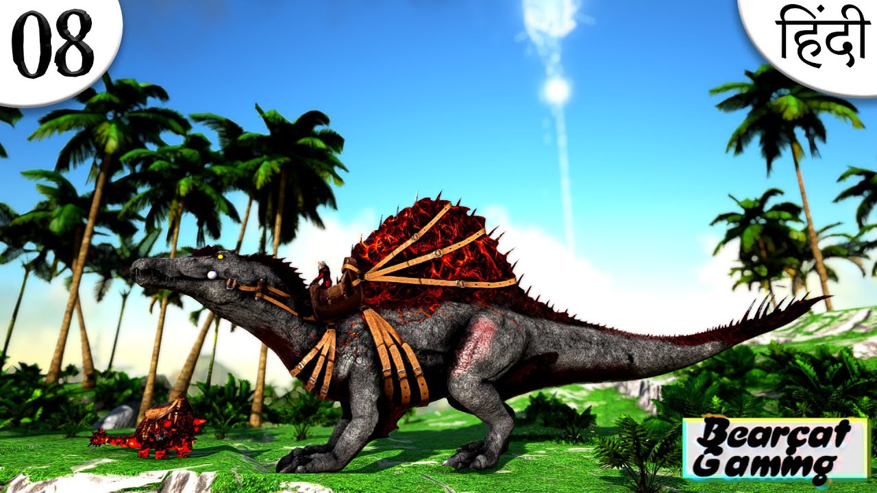 🔥 Taming Chef Spino & Crusher Doedicurus 🔥 ARK: PUGNACIA Ep 08 Hindi ...