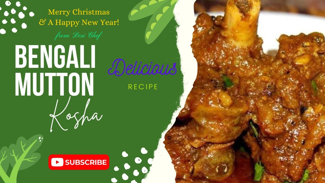 Bengali Style Mutton Kosha Recipe 😋 | Dhaba Mutton curry | Simplest ...