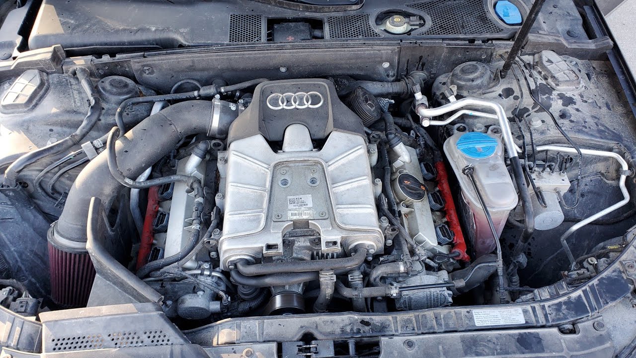 Do It Yourself AUDI Oil Change Service 3.0T Engine - YouTube