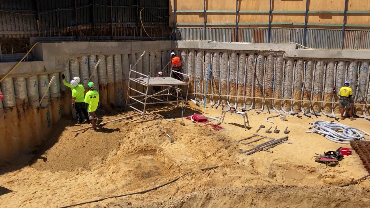 Contiguous Piling Project, Rose Bay, by On Point Piling - YouTube