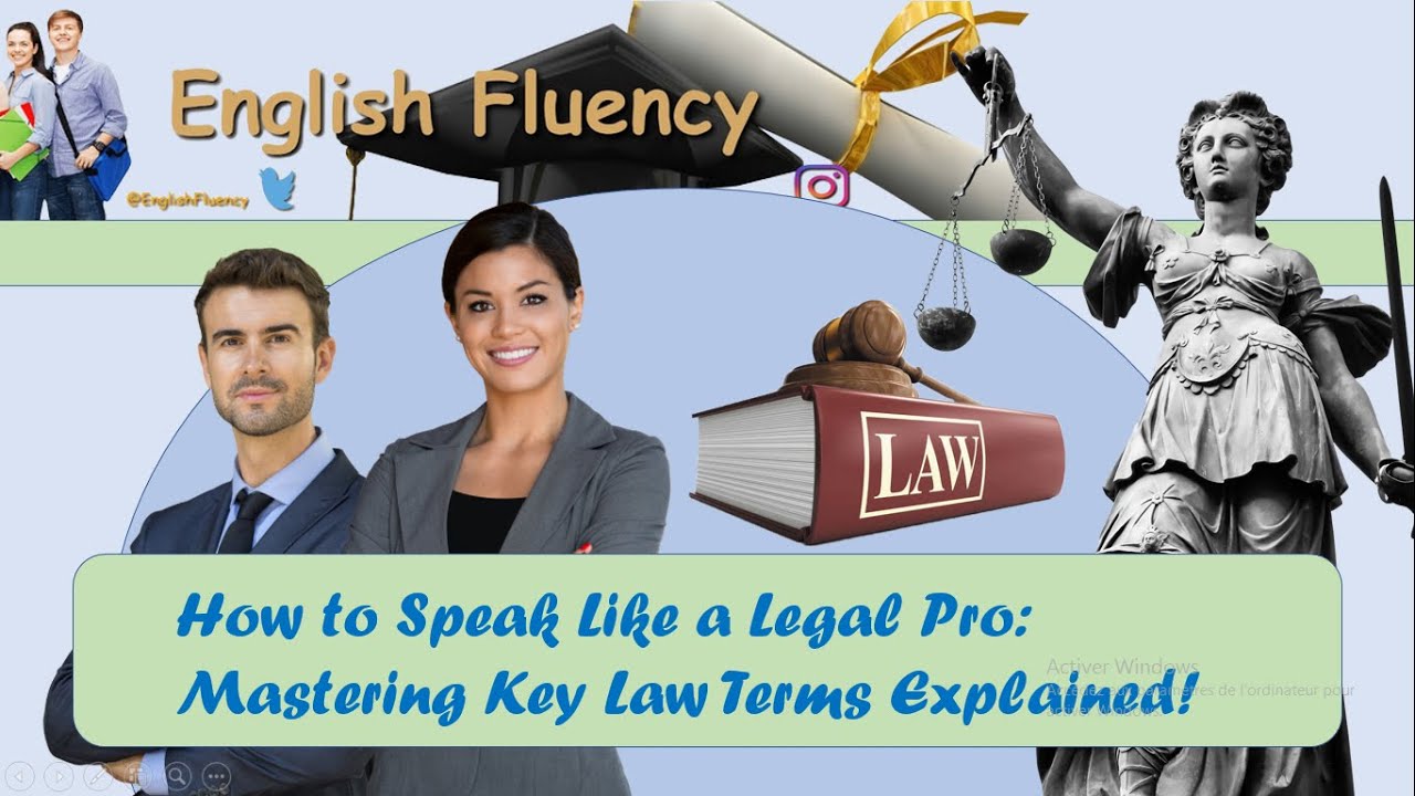 Legal terms in English: Mastering Key Law Terms كلمات / عبارات ومصطلحات ...