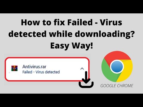How can you fix virus detected while downloading in google chrome? - YouTube