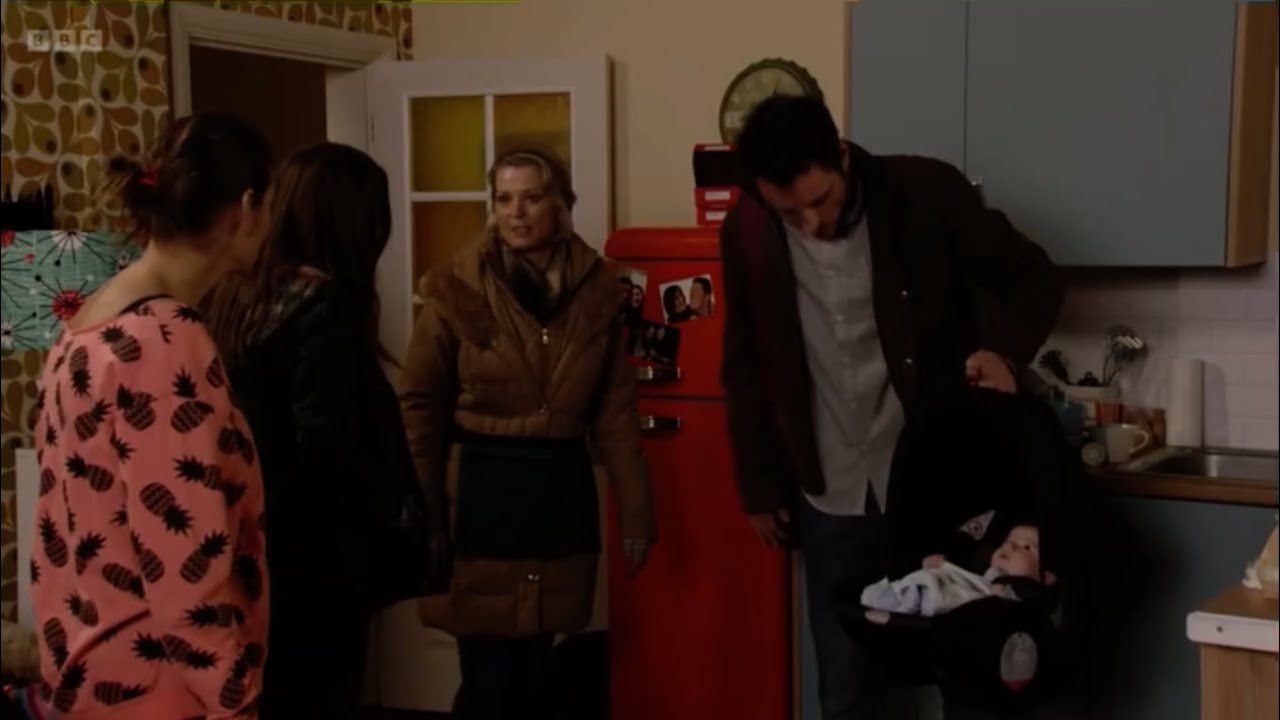 Eastenders Kathy tells bex and Tina about Martin discharging himself from the hospital scene ...