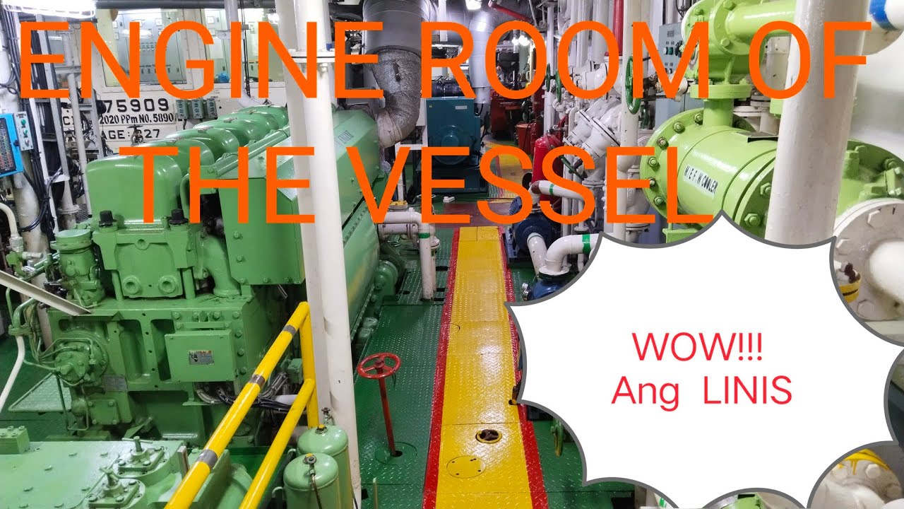 QUICK TOUR!!!!! OF THE SHIP'S ENGINE ROOM and Machineries!!!! - YouTube