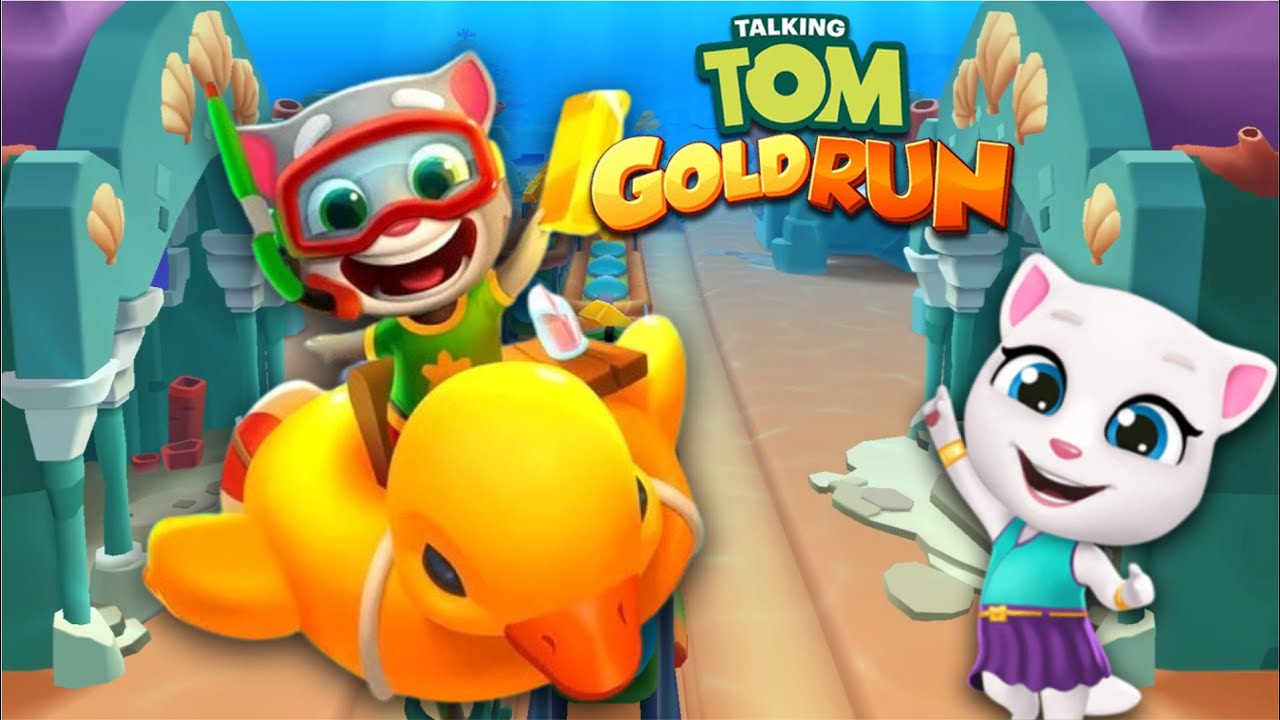 Talking Tom Gold Run - SplashyTom Run In The Underwater World - Full ...