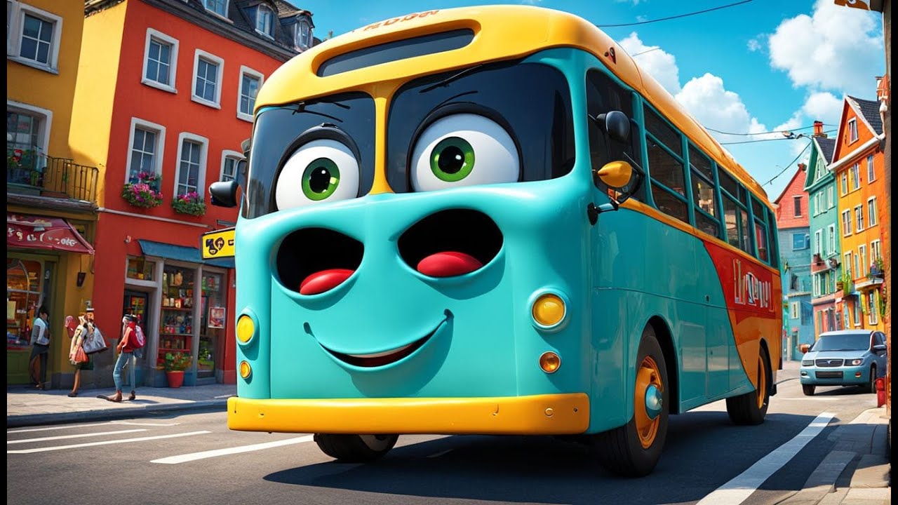 Wheels on the Bus | Nursery Rhymes for Kids | Fun & Interactive Song ...