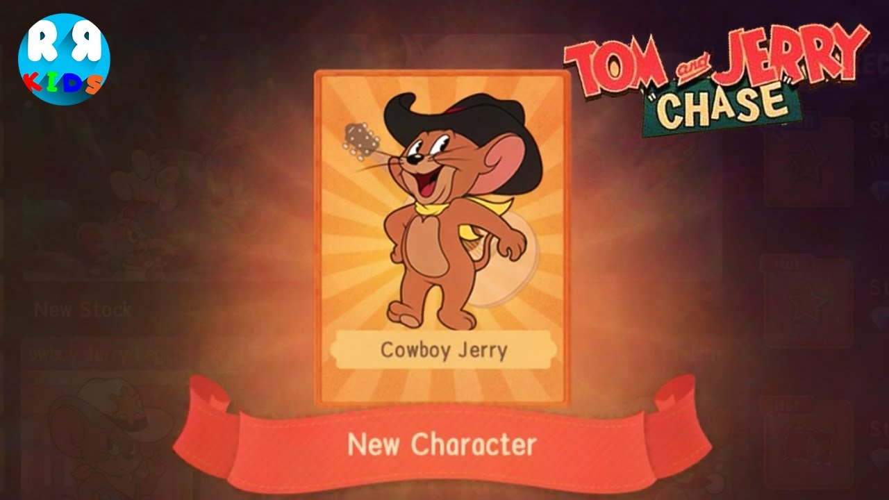 Tom and Jerry Chase - New Charcater Cowboy Jerry too Over Power - YouTube