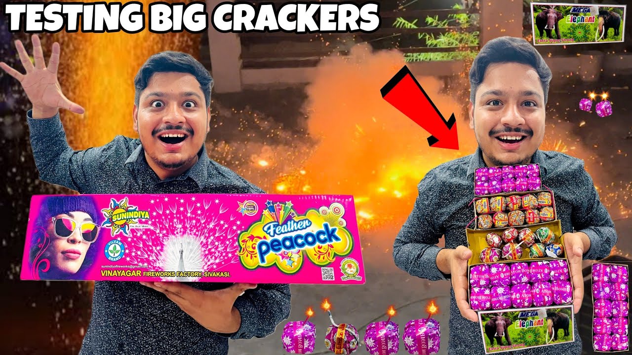 Testing New And Different Crackers*🔥 ( Bullet, Sutli, Aalubamb ...