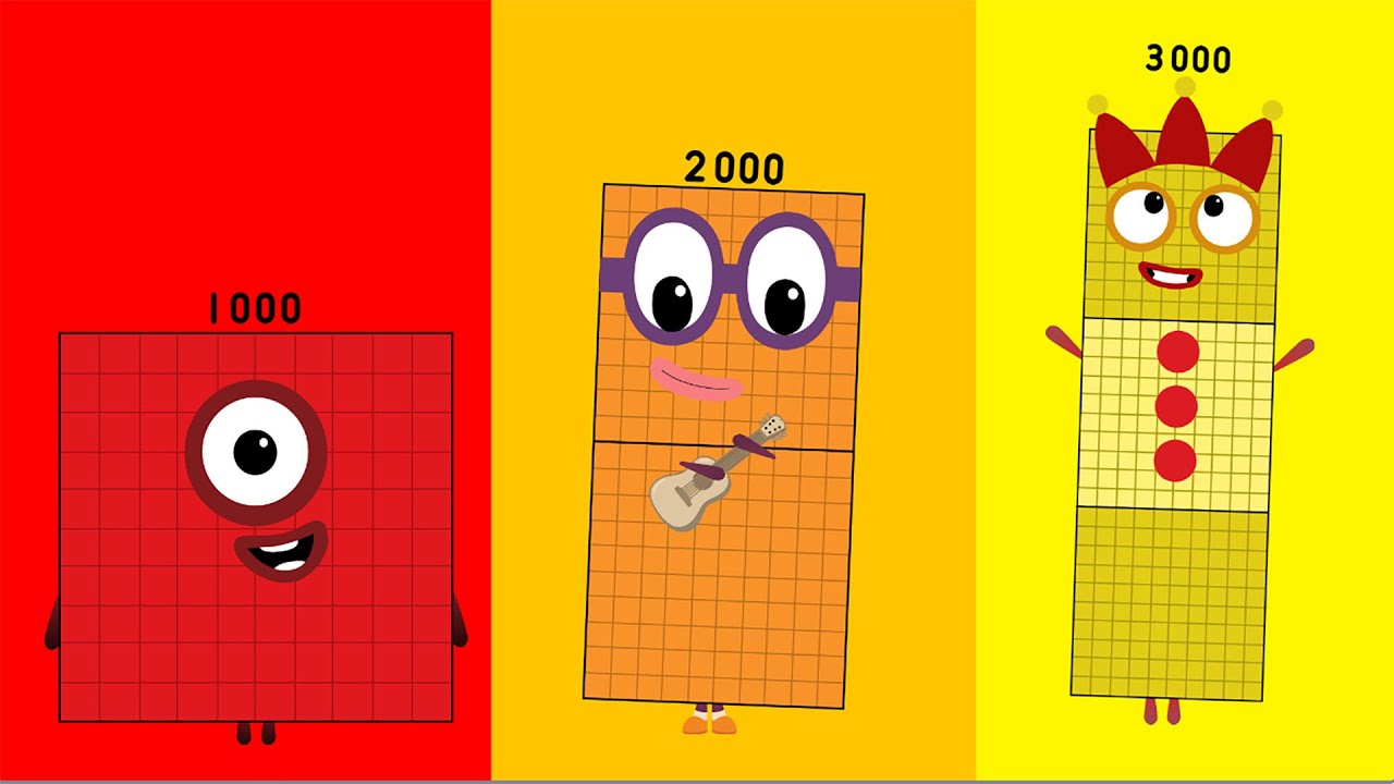 Numberblocks Band Re-Take Thousands (1000-1.0000) remix - YouTube