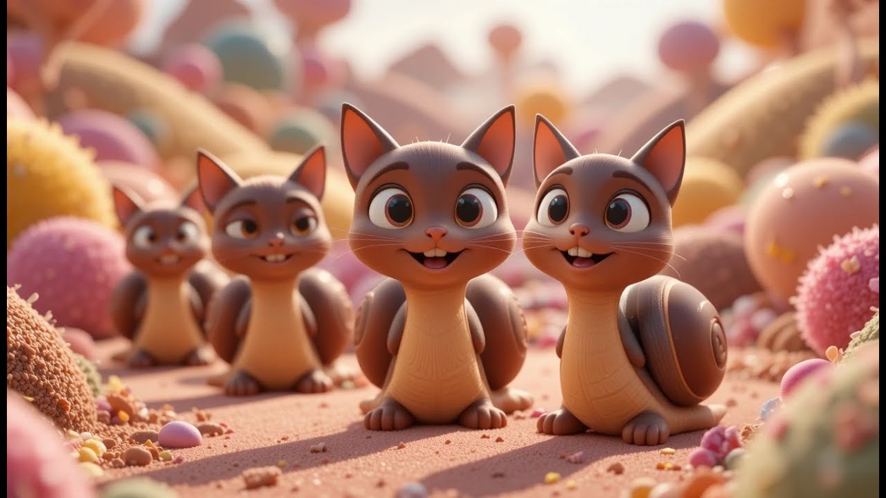 Snail Parade in Candyland | Popular Nursery Rhyme | Educational Kids ...