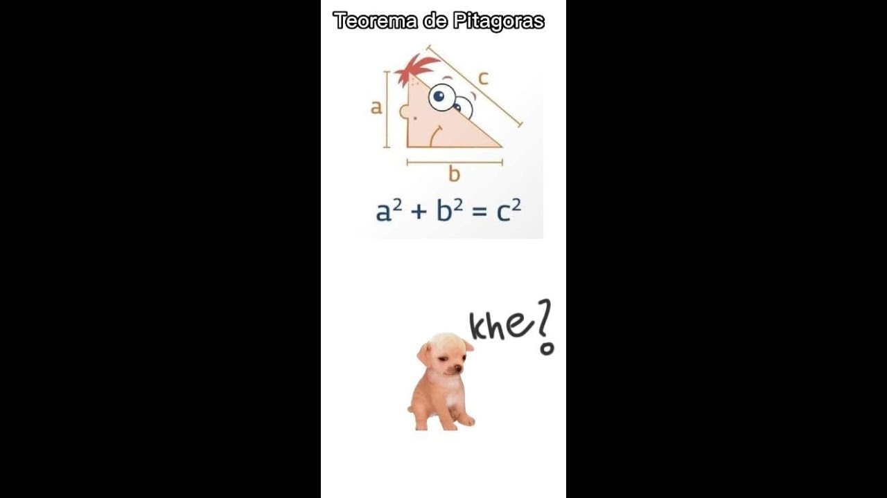 Teorema de Pitágoras ¿Tan fácil? *short* #maths #memes #xd #geometria # ...