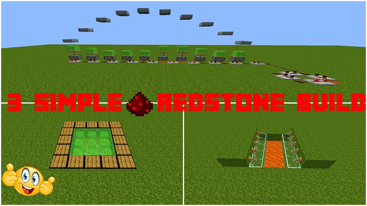 3 Simple Redstone Build In Minecraft 1.16.1 [Tutorial] - YouTube