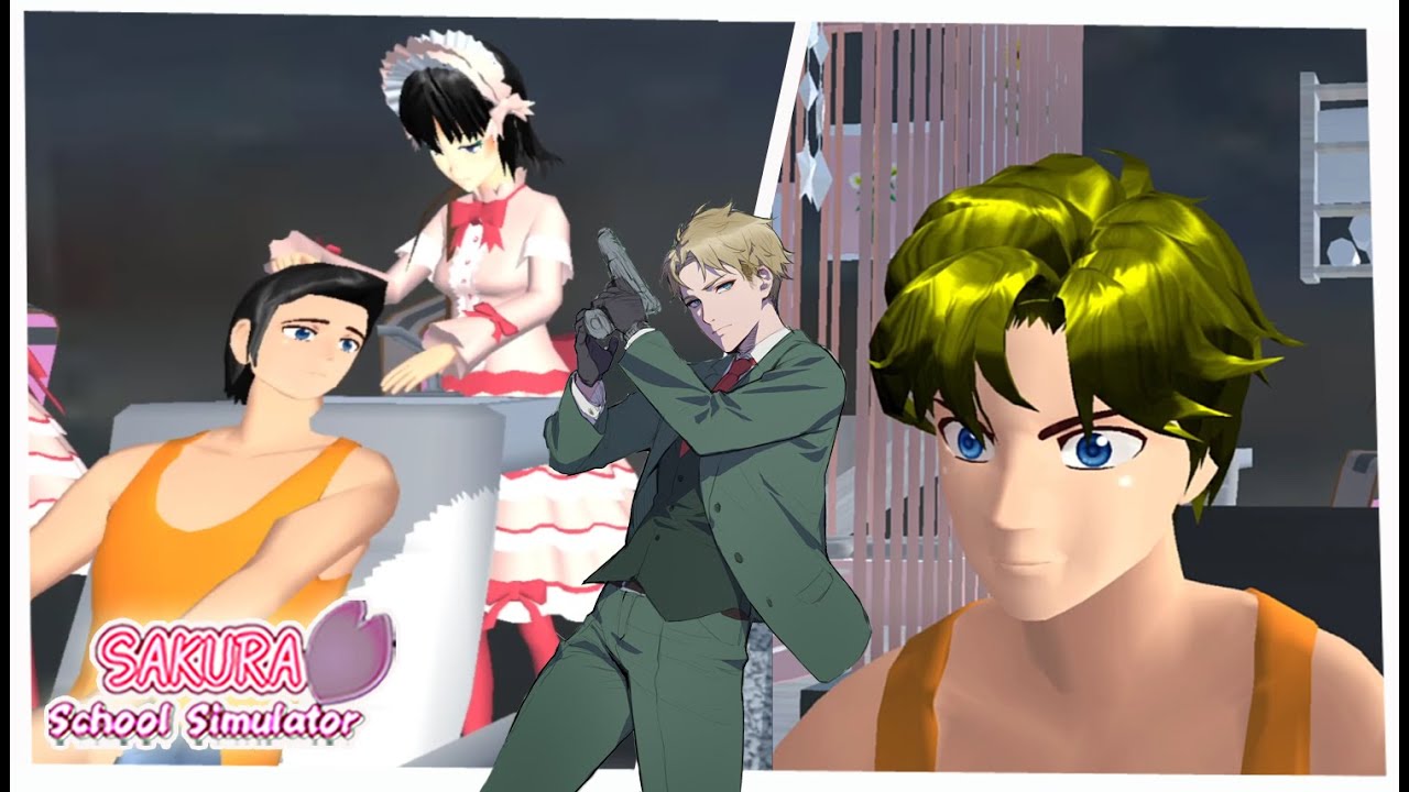 WOW TAIGA BERUBAH JADI LOID FORGER - SAKURA SCHOOL SIMULATOR - YouTube