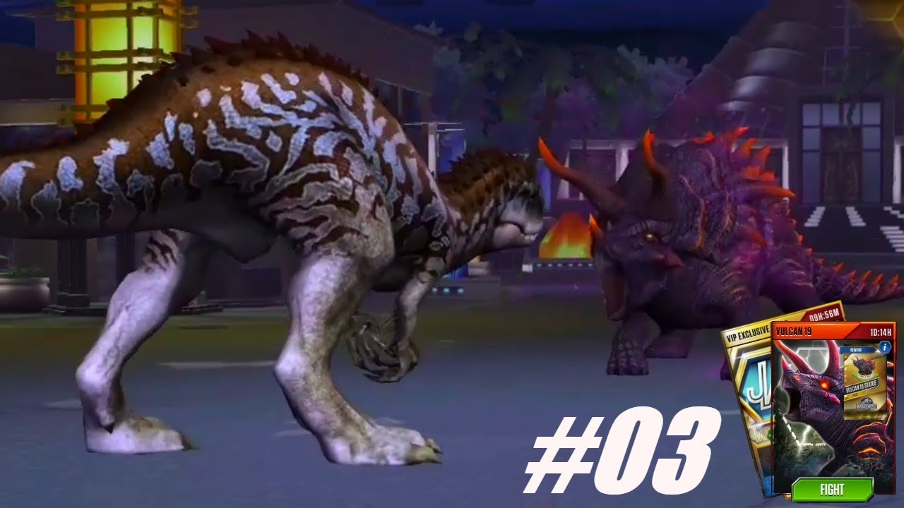 Challenging Vulcan 19!!! [Jurassic World: The Game | Ep. 03] - YouTube