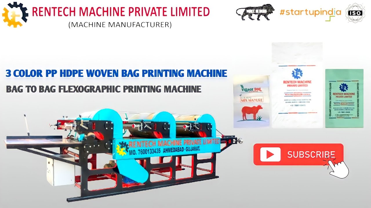 PP Woven Bag Printing Machine | Flexographic Printing Machine by ...