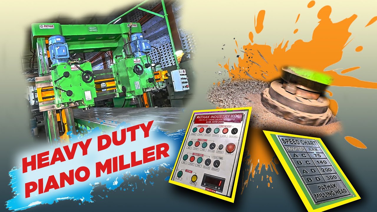 Heavy Duty Plano Milling Machine By TL PATHAK GROUP - The Most POWERFUL ...