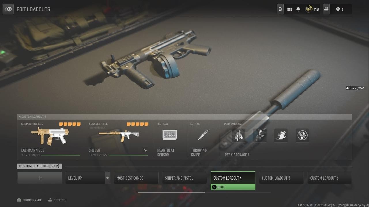 Call of Duty: Modern Warfare best hip fire lachman sub - YouTube