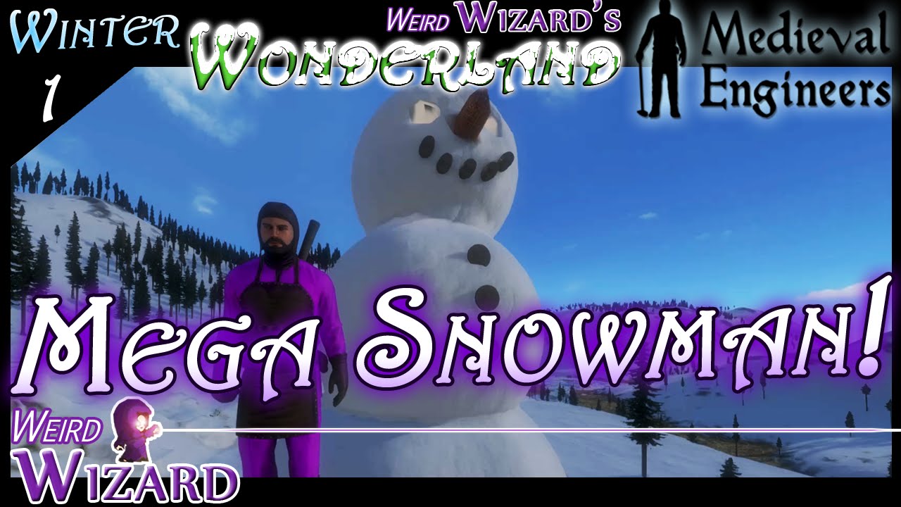 Mega Snowman - Medieval Engineers Winter Wonderland Christmas build ...
