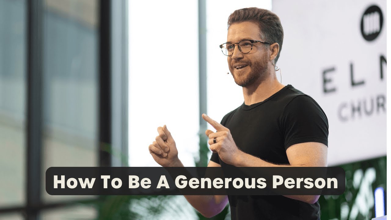 How To Be A Generous Person | Max Lyons | Sunday, May 25th, 2025 - YouTube