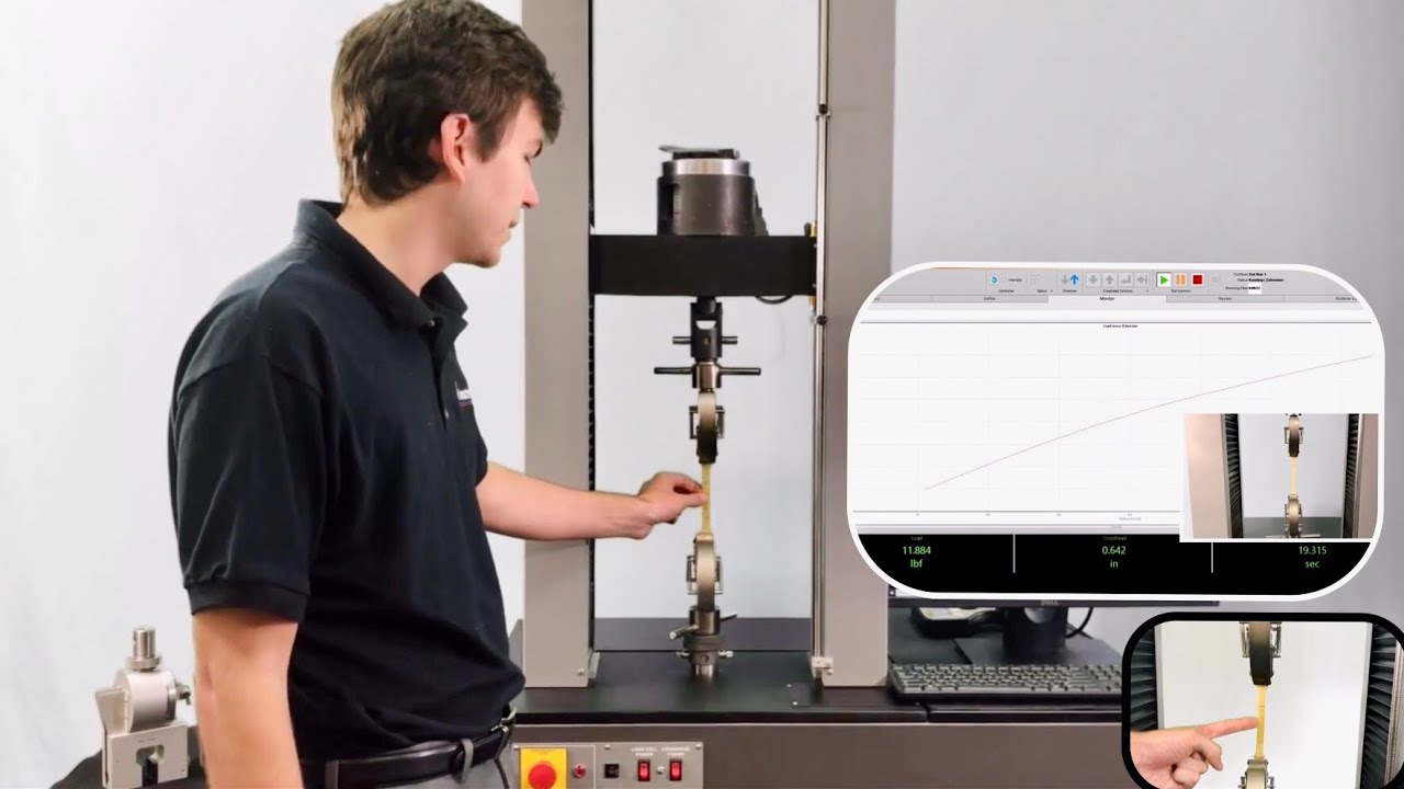 MTS TestSuite Software on Instron / Instru-Met Test Frames - YouTube