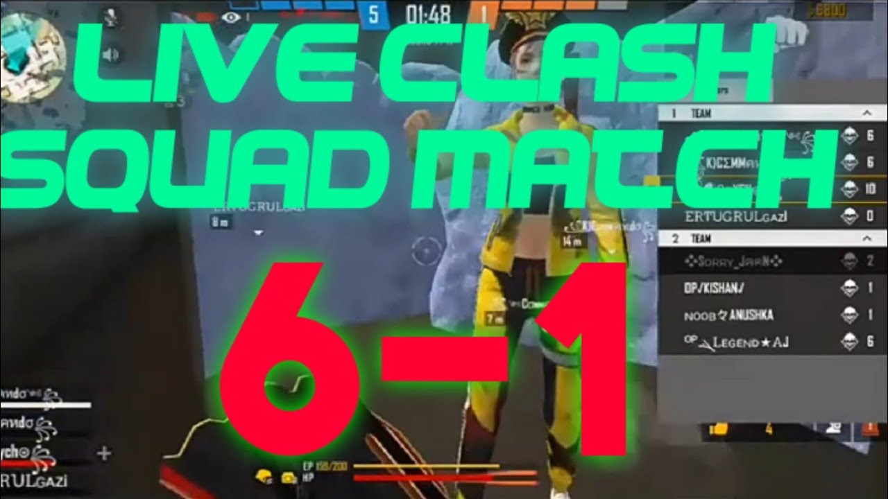Custom clash squad match #1 - YouTube