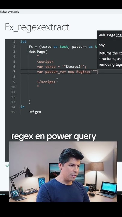 Regex en Power Query usando JavaScript #dataanlysis #excel #powerquery #powerqueryeditor - YouTube