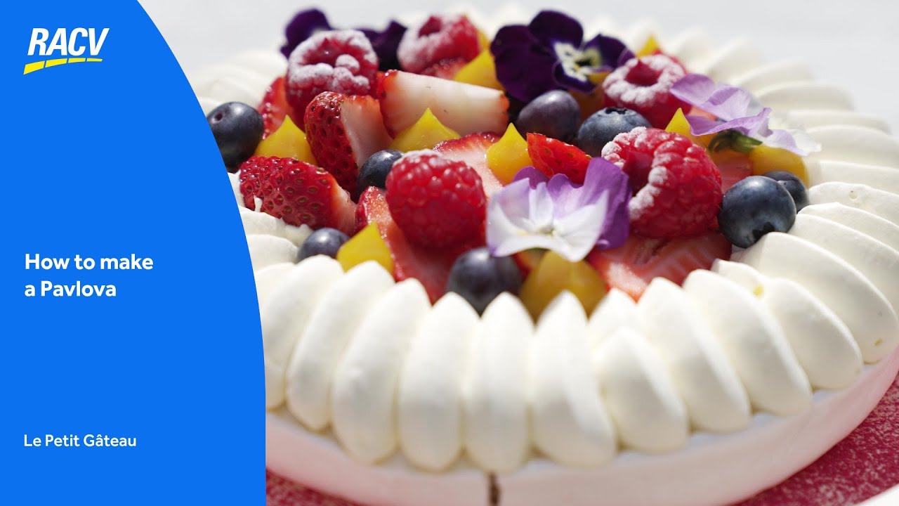 How to make a Pavlova for Christmas - YouTube