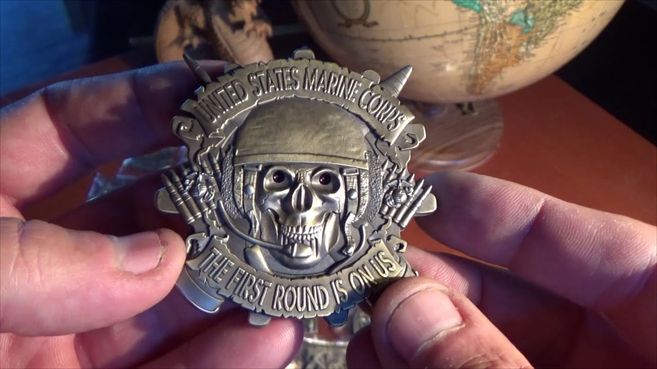 4th Tank Battalion US Marine Corps Challenge Coin - YouTube