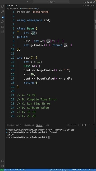 Reference Variable Initialization In C Cppprogramming Cplusplus Coding Programming Youtube