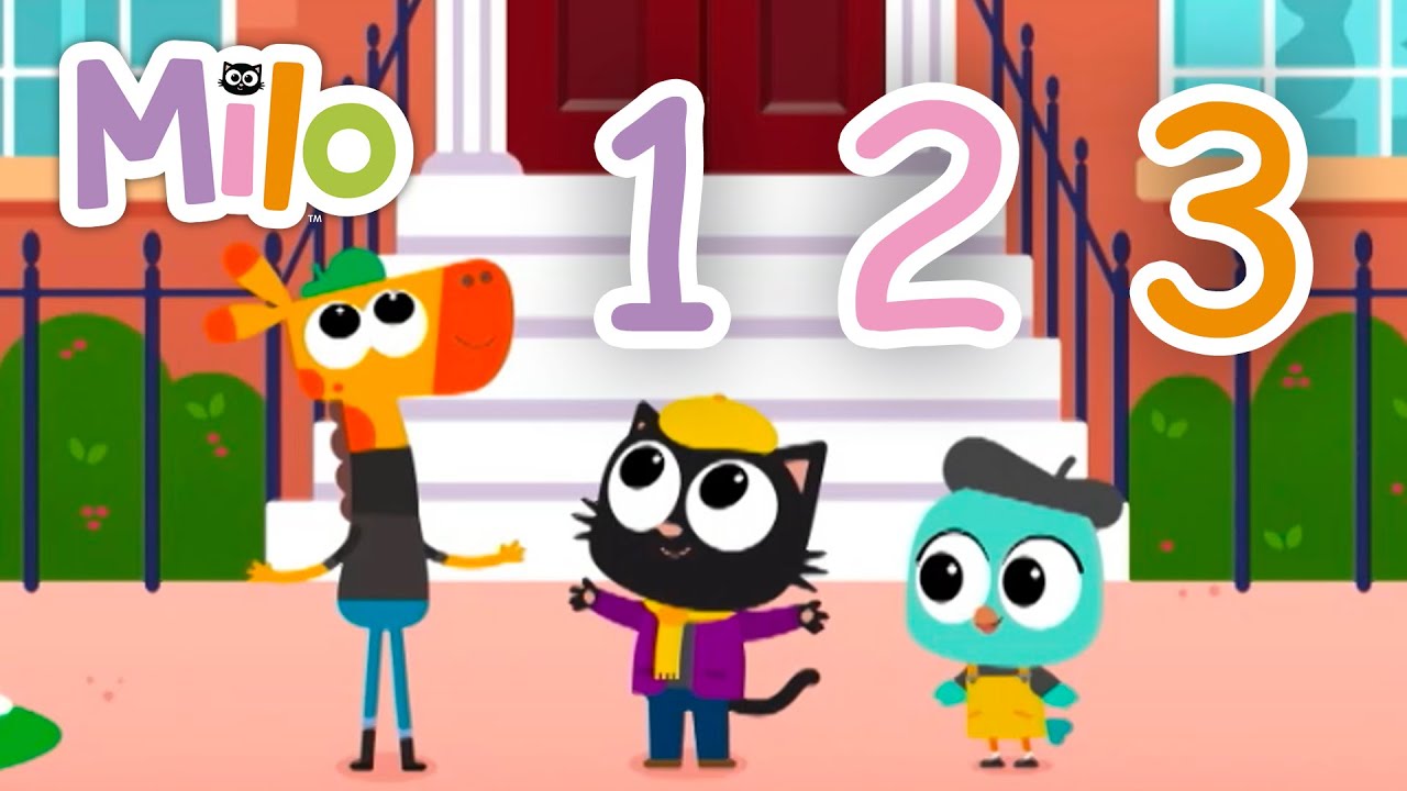 LEARN TO COUNT WITH MILO 1️⃣ 2️⃣ 3️⃣ #playandlearn #kids - YouTube