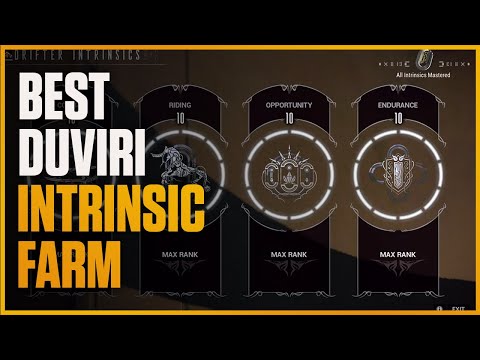 Warframe: Max Out All Duviri Intrinsics Easy