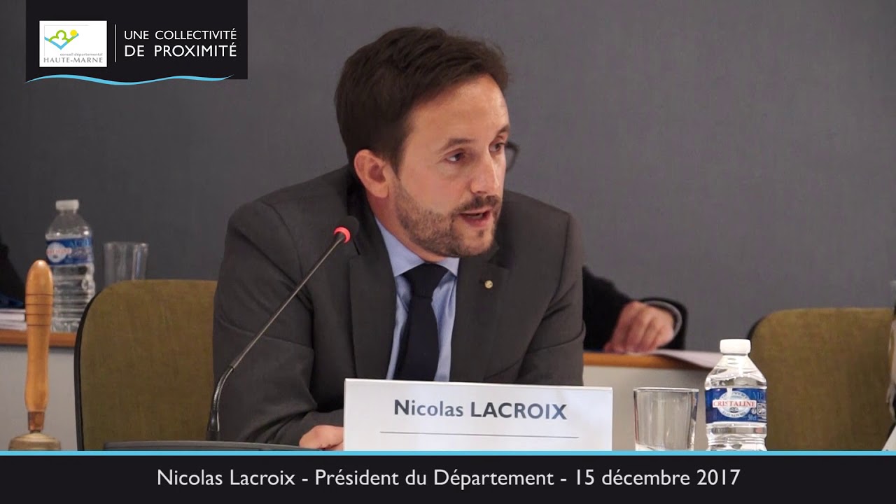 Discours Président - 15 décembre 2017 - YouTube