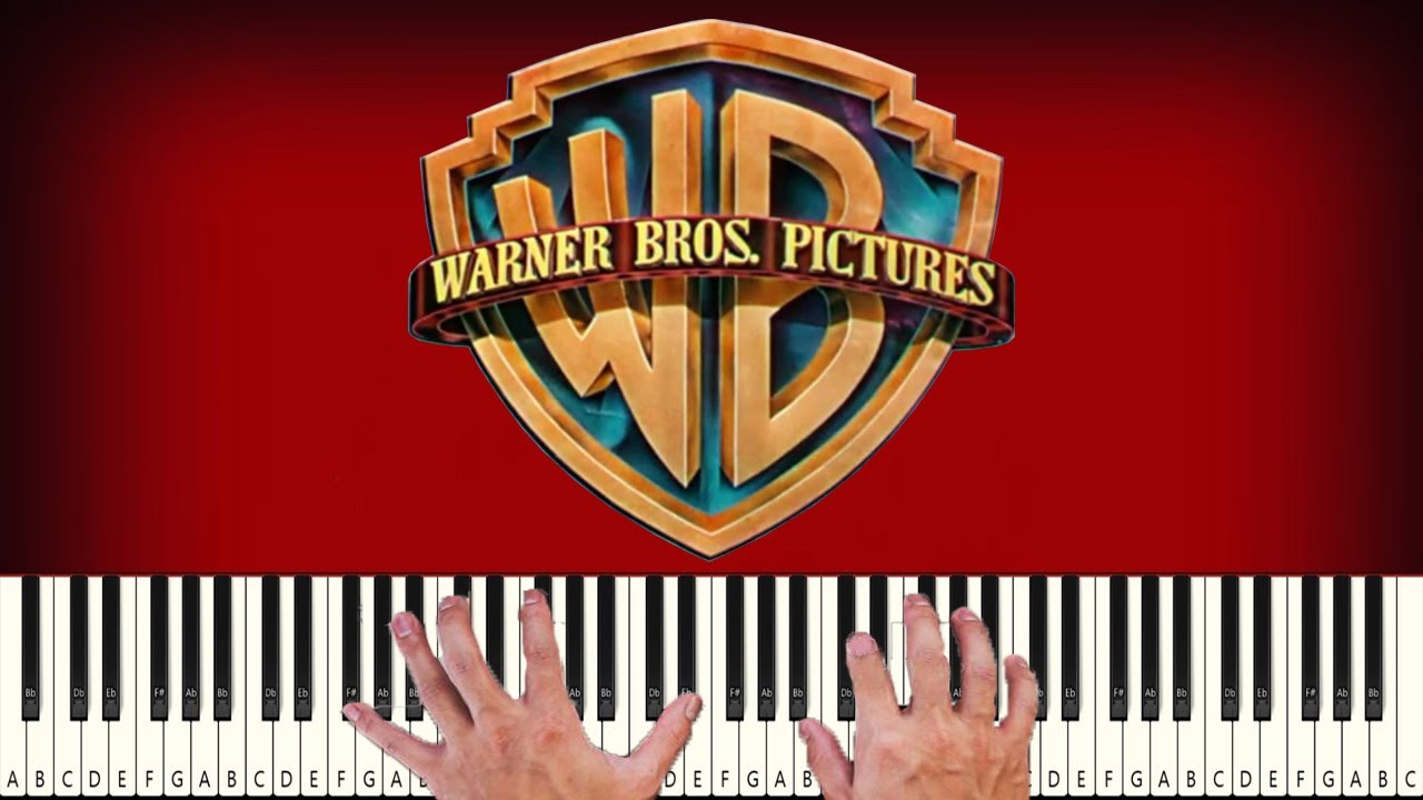 Warner Bros Movie Intro (As Time Goes By) - PIANO TUTORIAL - YouTube