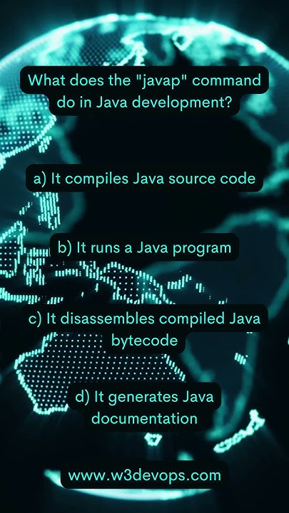 What does the "javap" command do in Java development? - YouTube