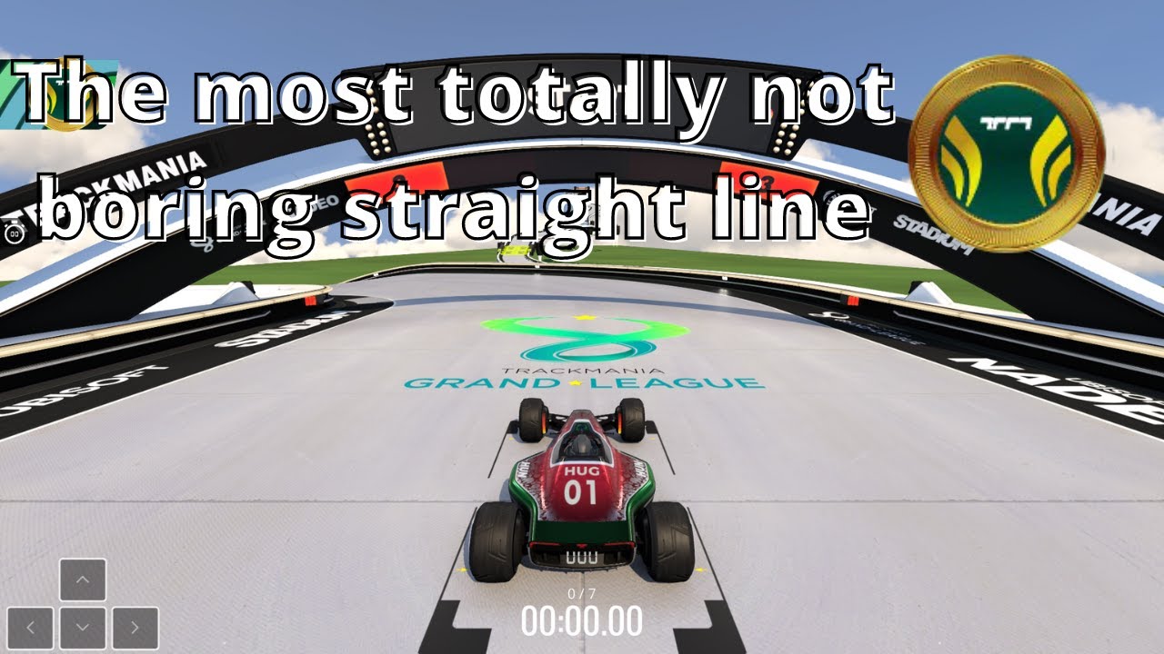Trackmania The most totally not boring straight line - Random Map ...