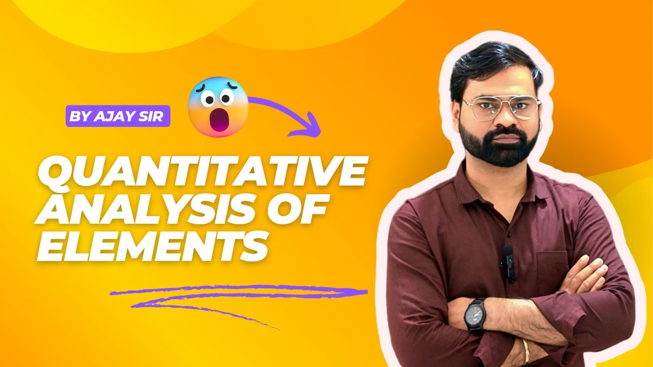 Quantitative Analysis Of Elements - YouTube