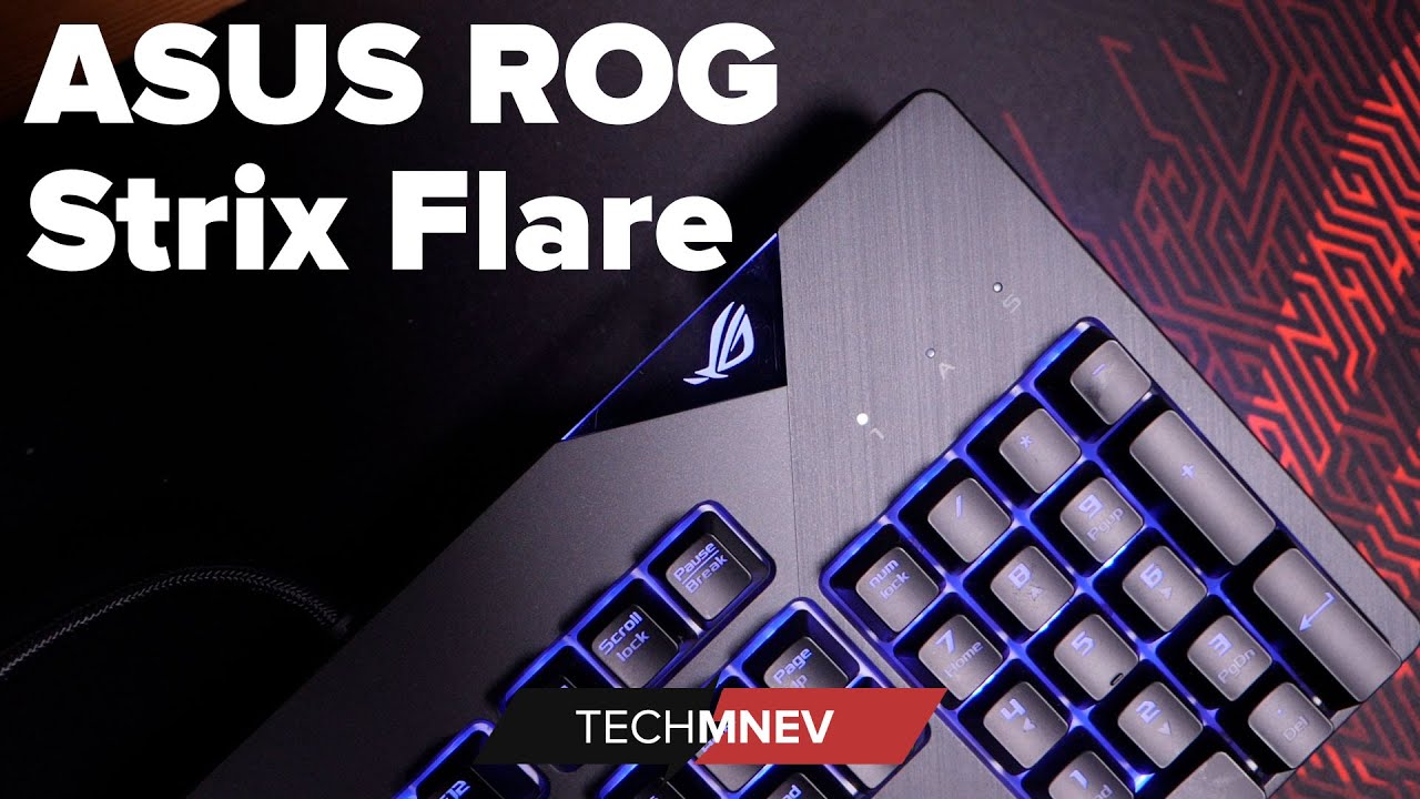 Клавиатура ASUS ROG Strix Flare Cherry MX RED - эстетам посвящается ...