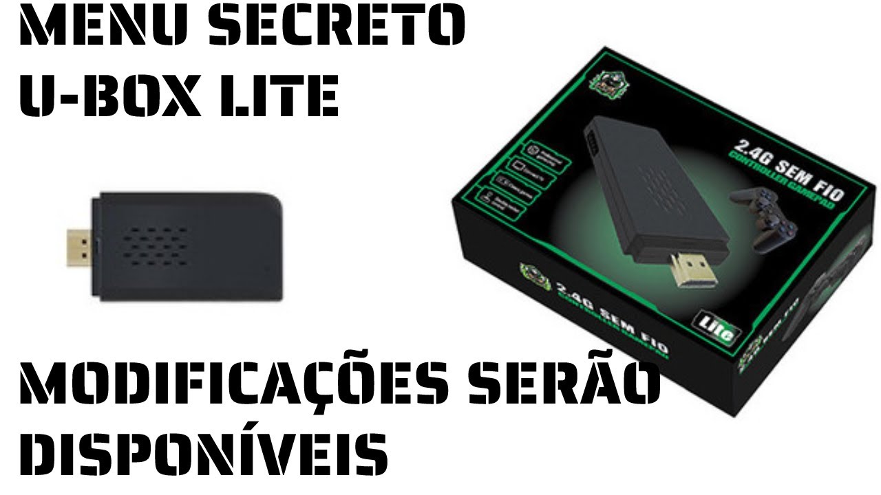 Game Stick U-box Lite / Y3 Lite - Menu Secreto Disponível | Retromax ...
