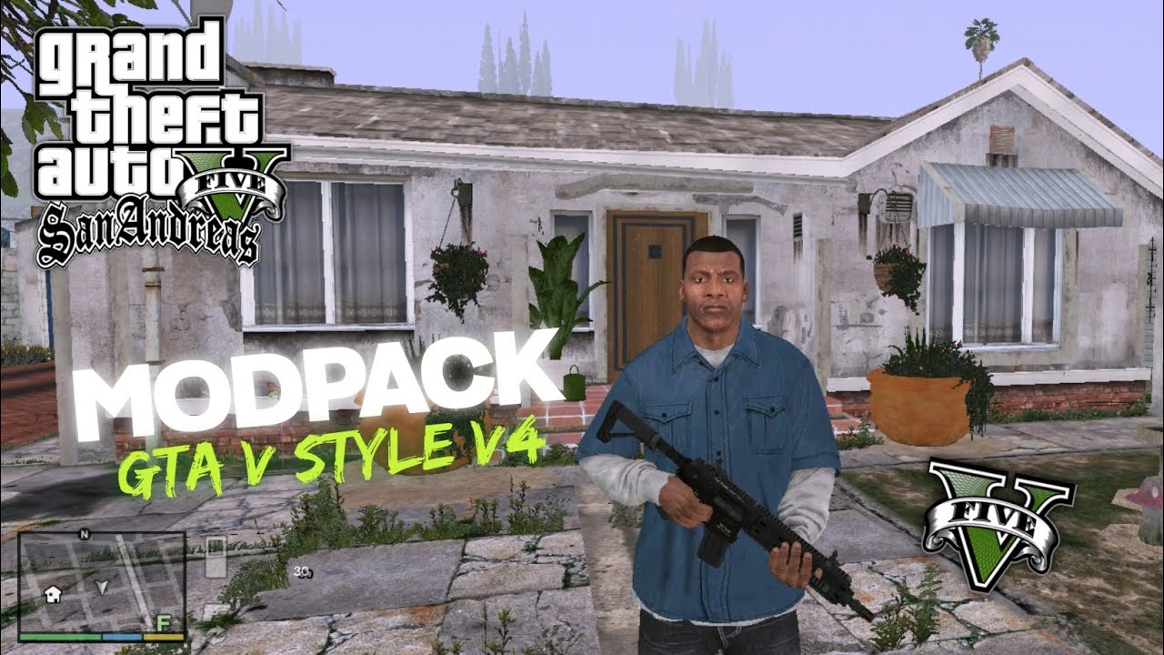 RELEASE!!! NEW UPDATE!!! MOD PACK GTA V STYLE V4 || GTA SA ANDROID ...