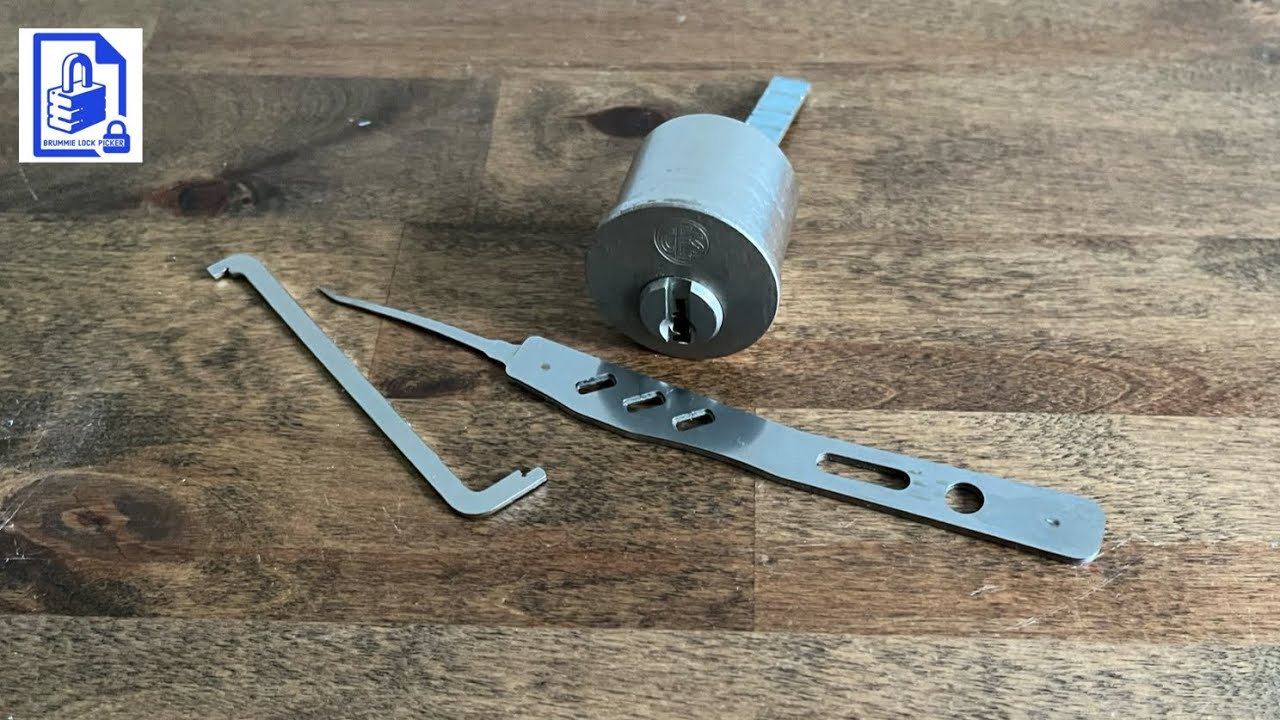 987. CES Rim Cylinder Door Lock picked open with Law Lock Tools - YouTube
