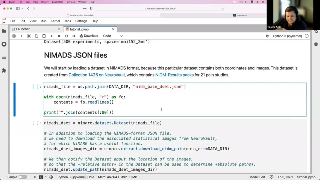 NeuroHackademy 2022: Taylor Salo - Hands on meta-analysis / NIMARE - YouTube