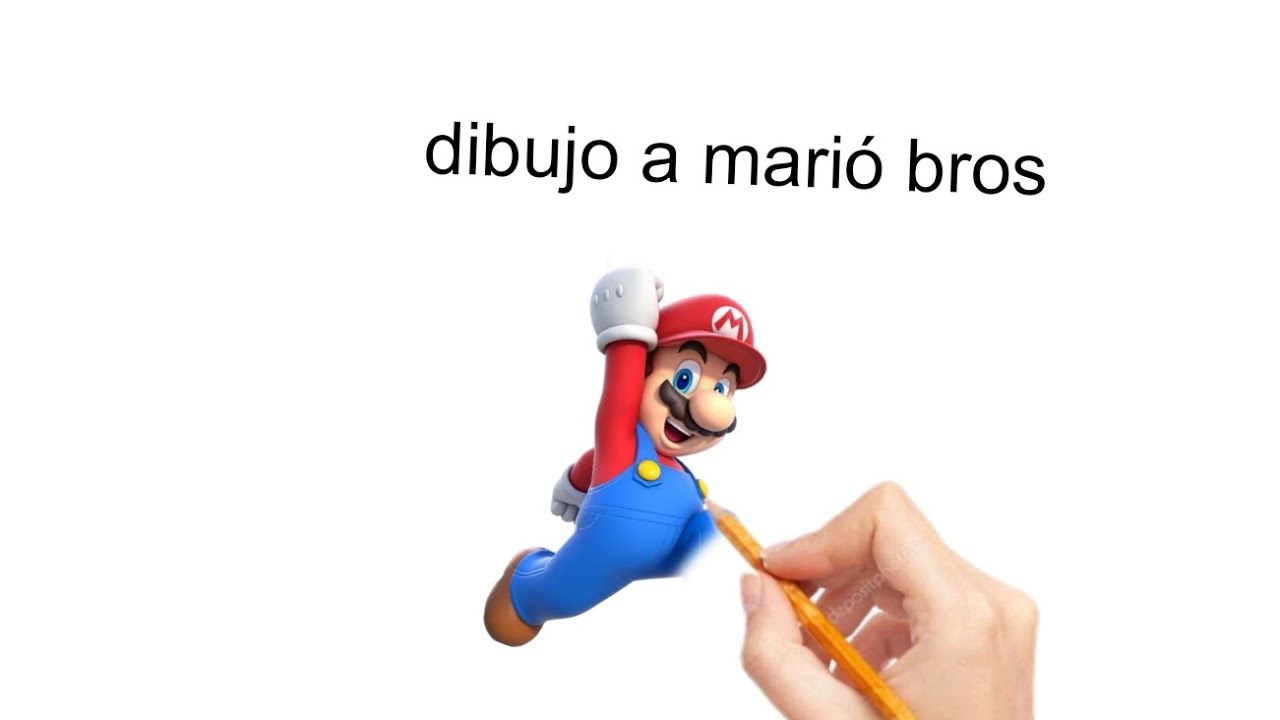 dibujo a #marióbros #brother #marió #calvo #uwu @kikafefita - YouTube
