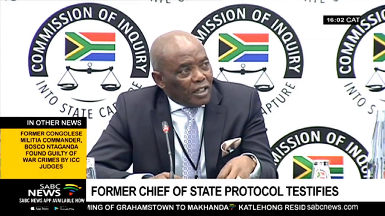 Ambassador Bruce Koloane testifies in the State Capture Inquiry - YouTube